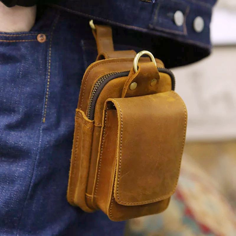 Jual Tas Pinggang Dompet HP Kulit Asli - Tas Pinggang Asli Kulit Untuk ...