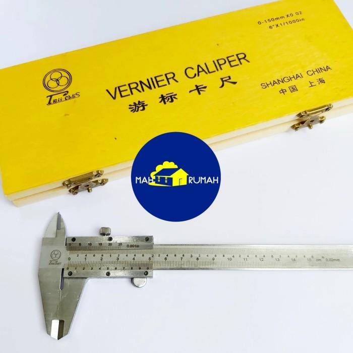 Jual Sketmat Sigmat Jangka Sorong Vernier Caliper - TRICLE 15cm 6" 0.02 mm | Shopee Indonesia
