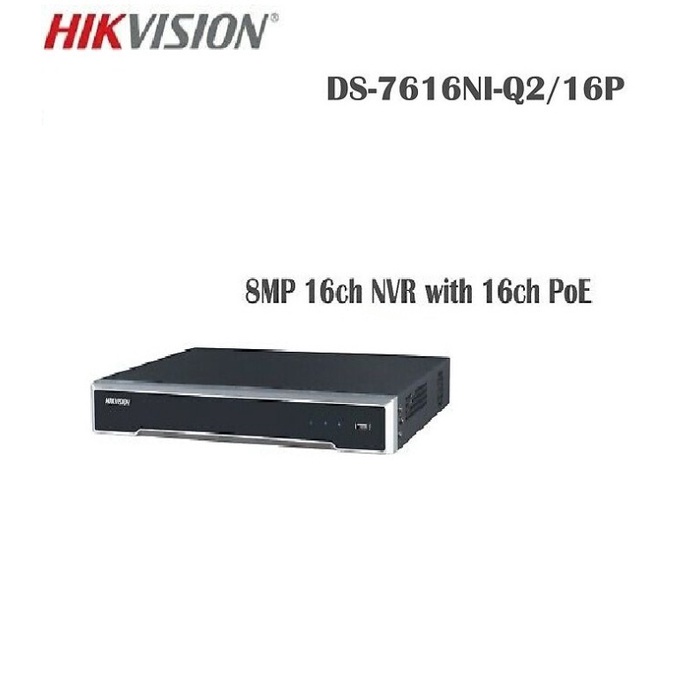 Jual Hikvision DS-7616NI-Q2/16P NVR CCTV (16 Channel) | Shopee Indonesia