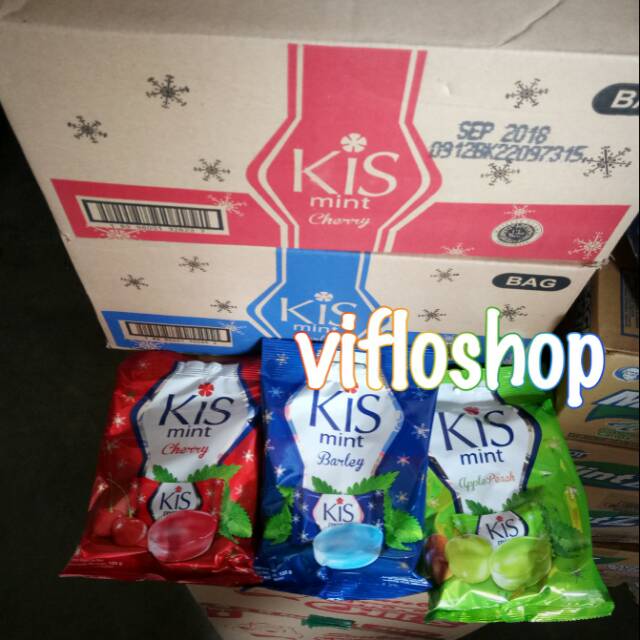 Jual Permen Kis Mint (Barley/ Cherry/ Apple/ Grape) Kemasan Bag 125 gram | Shopee Indonesia