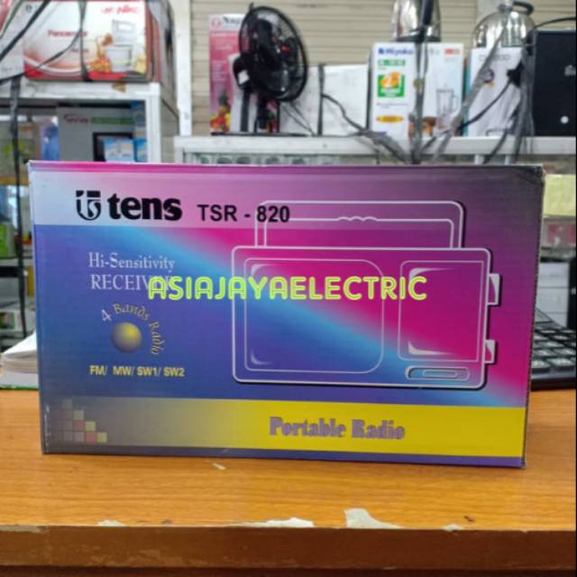 Jual RADIO TENS 820 AC DC 4 BAND AM FM MW SW1 SW2 ORIGINAL | Shopee ...