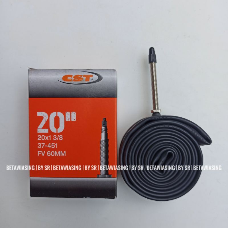 Jual Ban Dalam CST 20 x 1 3/8 FV 60 mm Ban Dalam Sepeda Lipat 20 x 1 3/8 Pentil Fresta Kecil ...