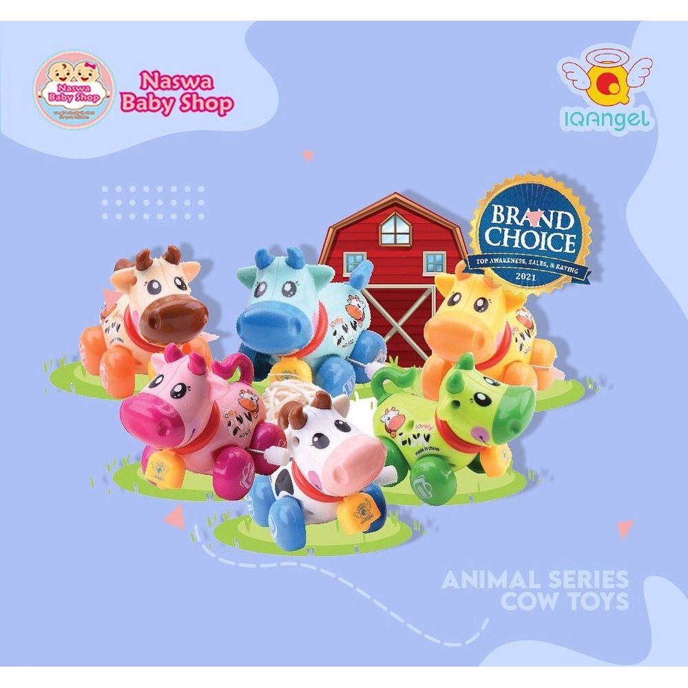 Jual IQ Angel Mainan Animal Series Cow | Shopee Indonesia