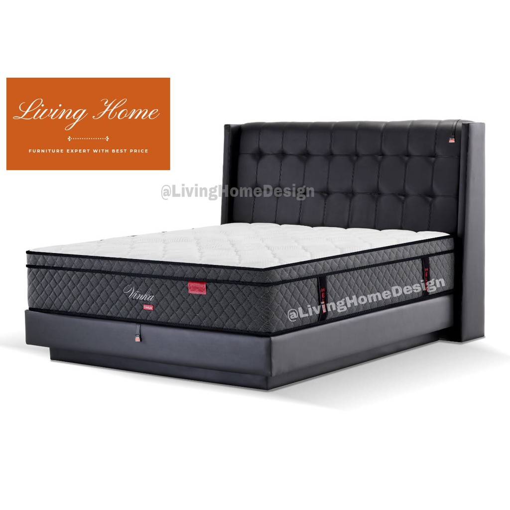 Jual Helux Spring Bed type VINKA Full Bed Set Original 200 / 180 / 160 / 120 / 100 | Shopee ...