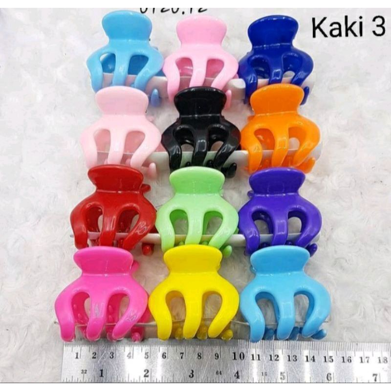 Jual Jedai Rambut warna 3 jari Isi 12 Pcs /Jepitan Rambut(satu Lusin ...