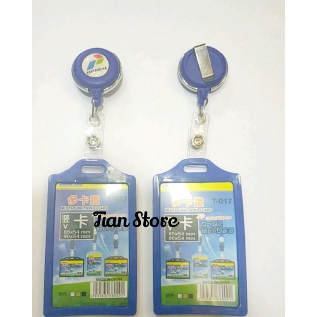 Jual id card holder pertamina biru | Shopee Indonesia
