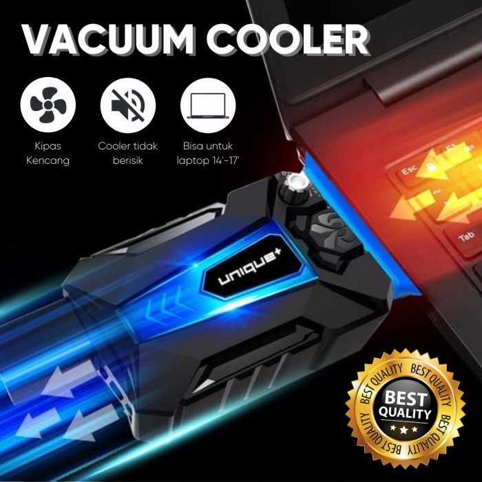 Jual Vacuum Cooler Laptop - Pendingin Laptop - CoolCold - Universal Laptop - Hitam | Shopee ...