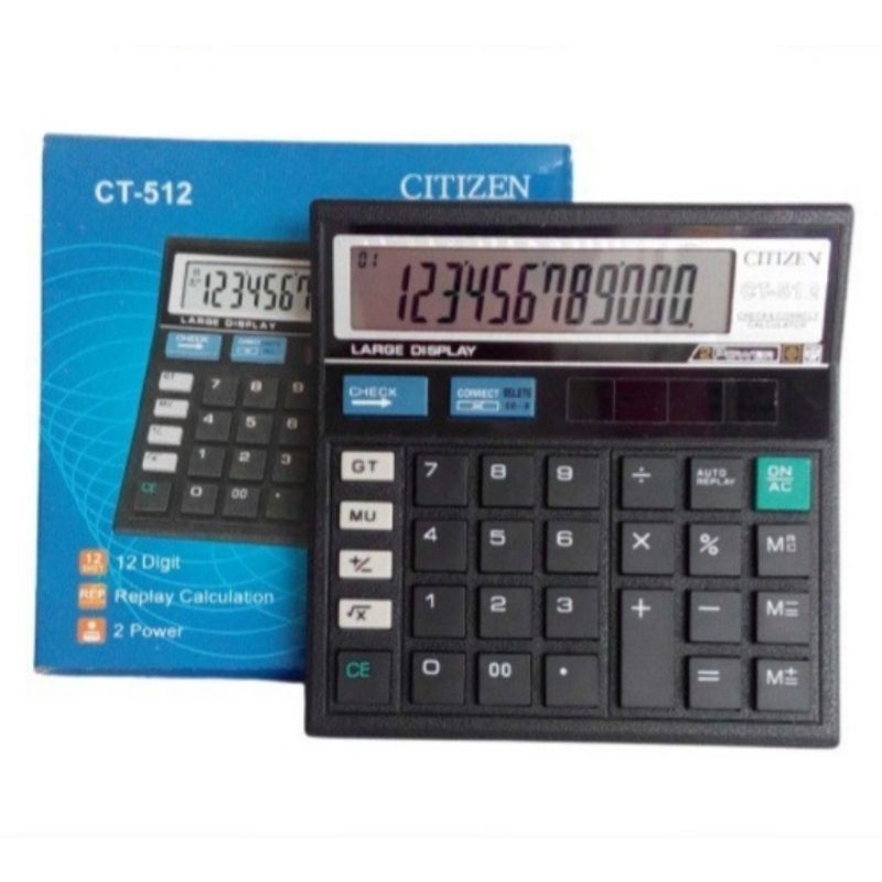 Jual KALKULATOR CITIZEN BESAR CT-512 & SCIENTIFIC CT-108 ORI | Shopee ...