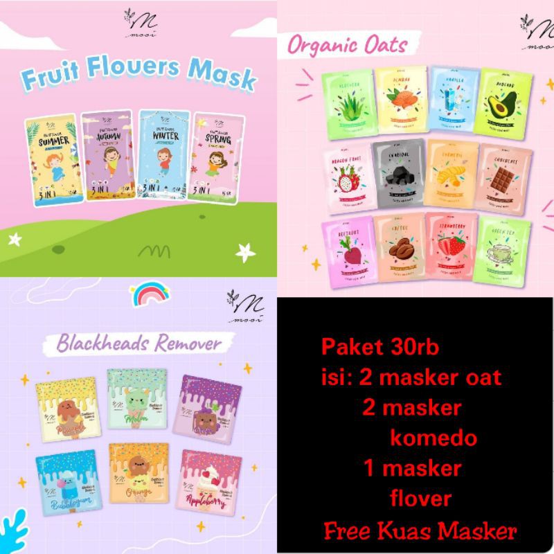 Jual paket lengkap Mooi TERMURAH (FREE KUAS MASKER) | Shopee Indonesia