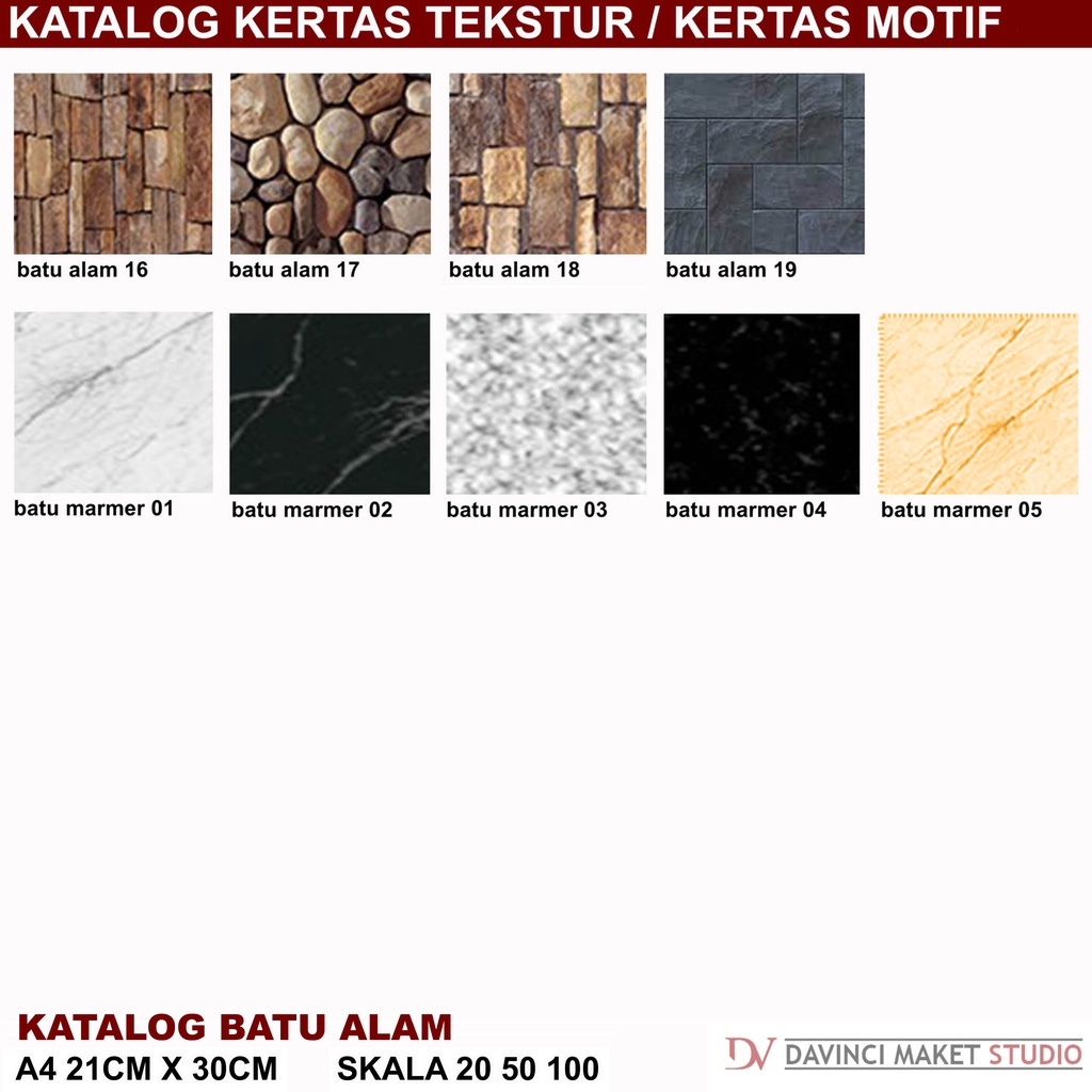 Jual Kertas Tekstur Bahan Batu Alam 02 Maket Diorama - Motif Batu Alam ...