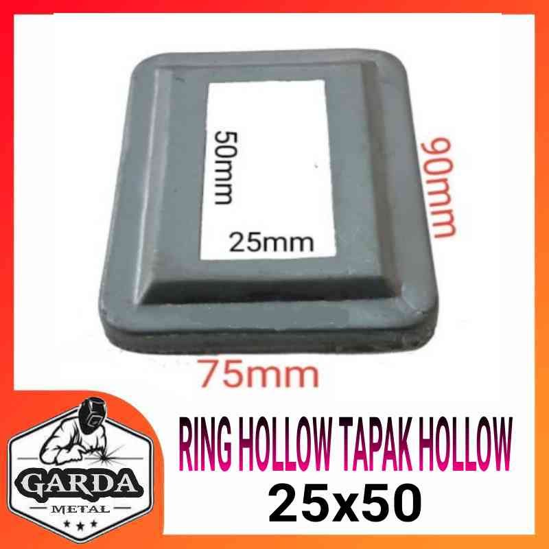 Jual Ring Tapak Plendes Pipa Hollow Ukuran 25x50 pagar minimalis ...