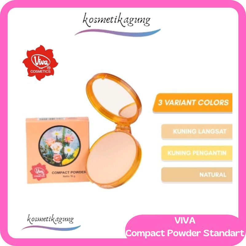 Jual VIVA Compact Powder Standart 19 gr | Shopee Indonesia