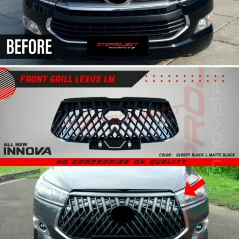 Jual grill innova reborn model lexus | Shopee Indonesia