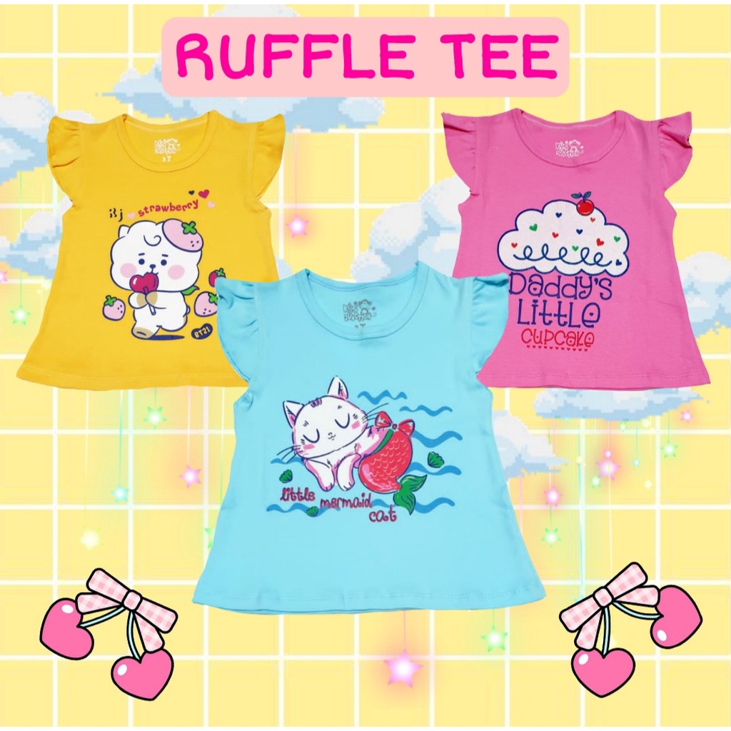 Jual Pakaian Baju Kaos Bayi Anak Perempuan 1 2 3 tahun Kids Junction ...