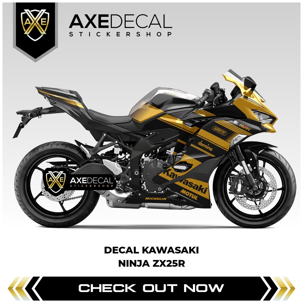 Jual Decal ZX25R Full Body / Stiker Motor Kawasaki ZX 25 R Desain ...