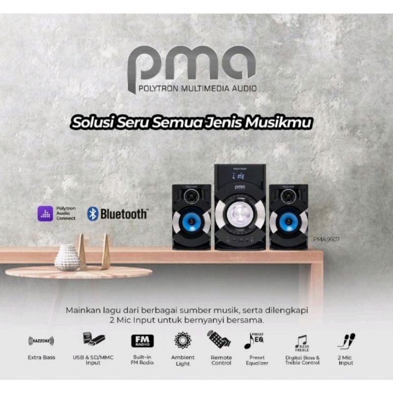 Jual Polytron Multimedia Audio PMA 9527 | Shopee Indonesia
