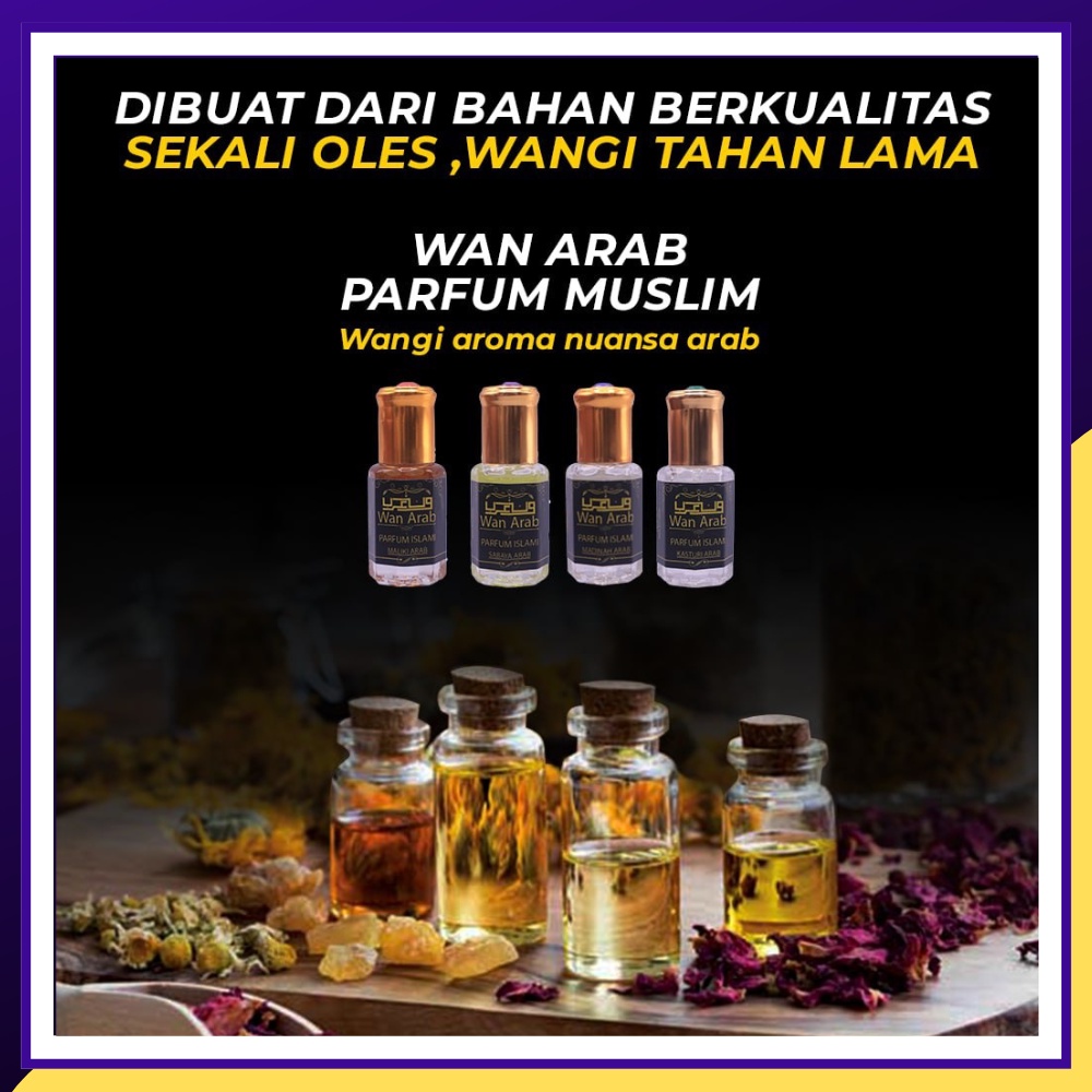 Jual PROMO 4 PARFUM WANARAB PARFUM MUSLIM ISLAMI MASA KINI NON ALKOHOL ...
