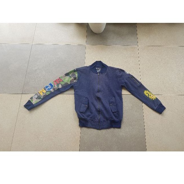 Jual JAKET BASEBALL BTS JUNGKOOK - BATHING APE BAPE CAMOUFLAGE SHARK ...