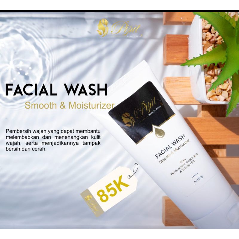 Jual facial wash smooth and moisturizer (pipit beauty care) | Shopee ...