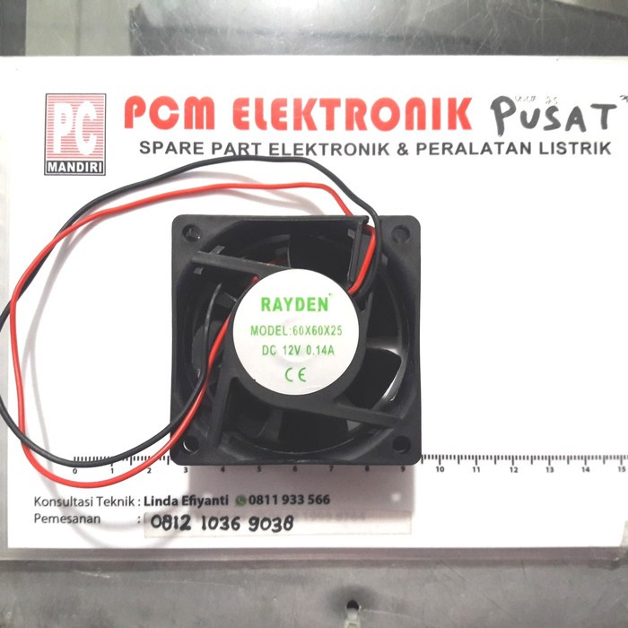 Jual New Fan Rayden Dc 12v 6Cm ( 60x60x25 ) | Shopee Indonesia