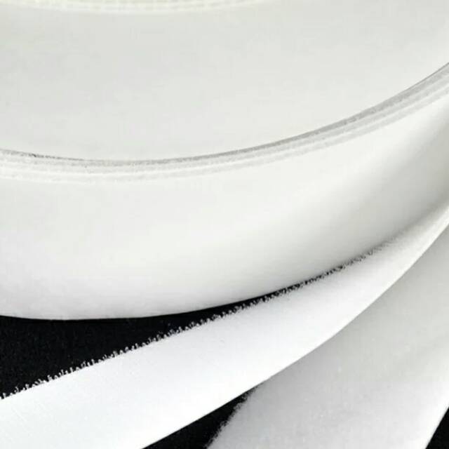 Jual Velcro putih lebar 2.5 cm roll / Fasner white / magic tape white ...
