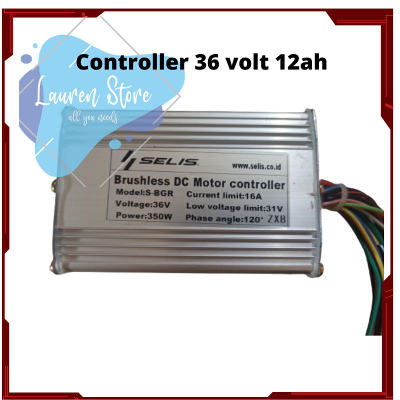Jual Controller 36 volt 12 ah selis kontroler sepeda listrik kontroller ...