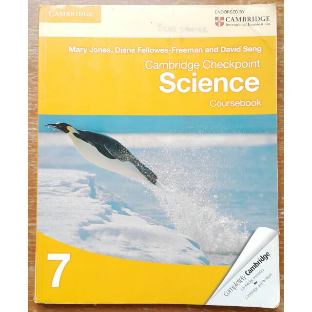 Jual CAMBRIDGE CHECKPOINT SCIENCE COURSEBOOK 7. MARY JONES, DIANE FELLOWES-FREEMAN AND DAVID ...