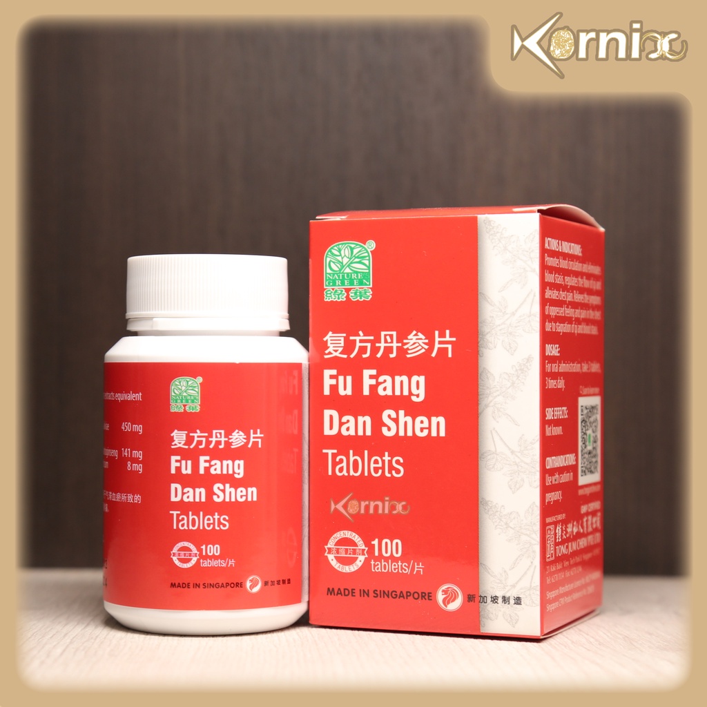 Jual Nature's Green Fu Fang Dan Shen Tablets/Pian Singapore—Obat ...