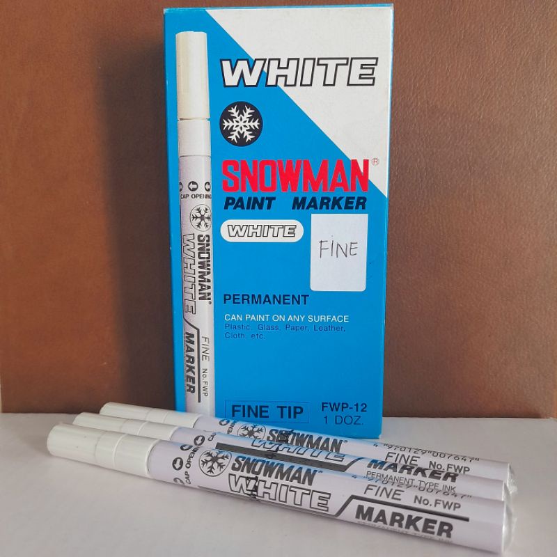 Jual SPIDOL PAINT MARKER SNOWMAN FINE/EXTRA FINE | Shopee Indonesia