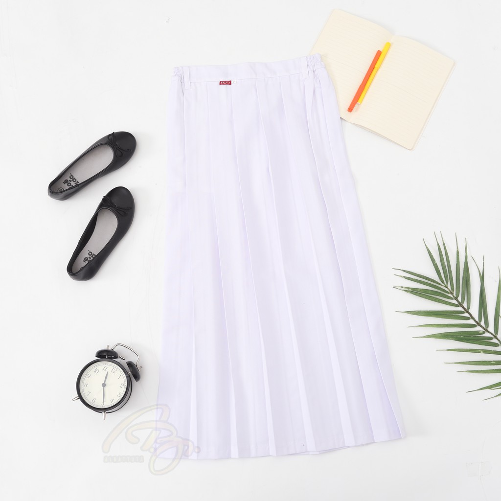 Jual Seragam Sekolah SD Rok Rempel Putih Panjang Bahan Premium Kualitas Lebih Baik | Rok Rempel ...