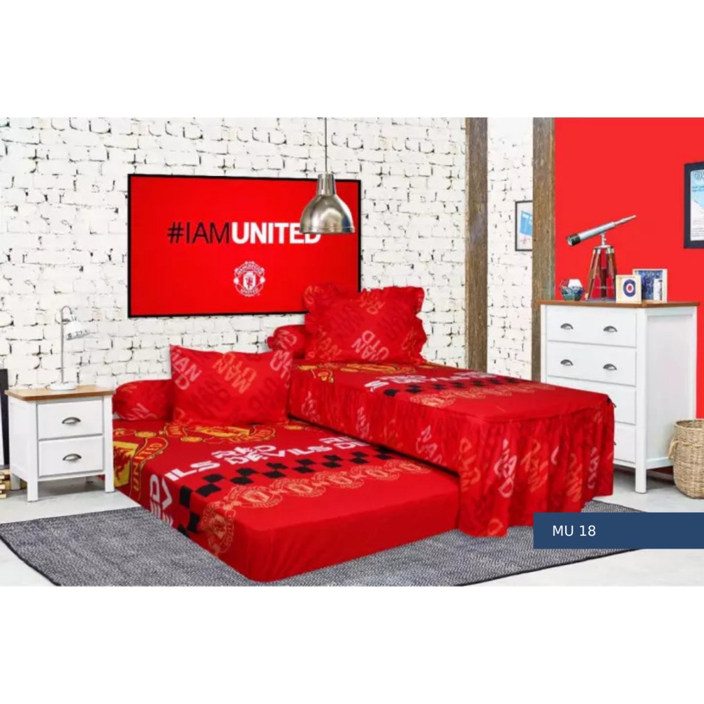 Jual SPREI DUO CALIFORNIA MU 18 SINGLE 120 No.3 SEPRAI BOLA INGGRIS ...