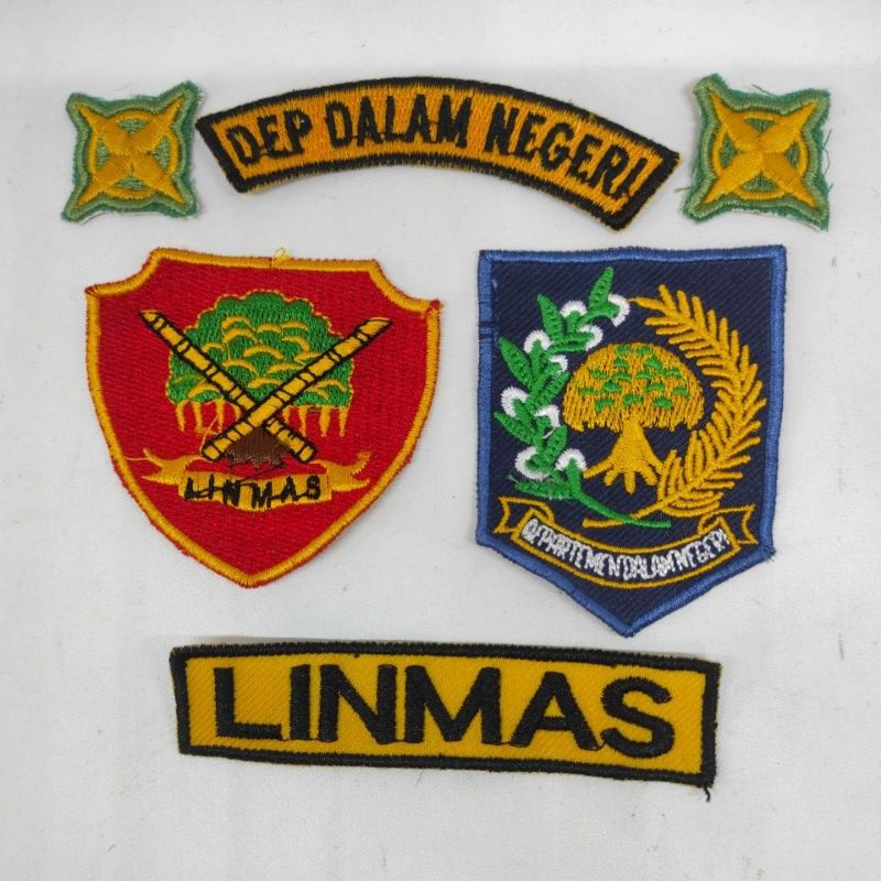 Jual Logo bordir LINMAS 1 paket | Shopee Indonesia