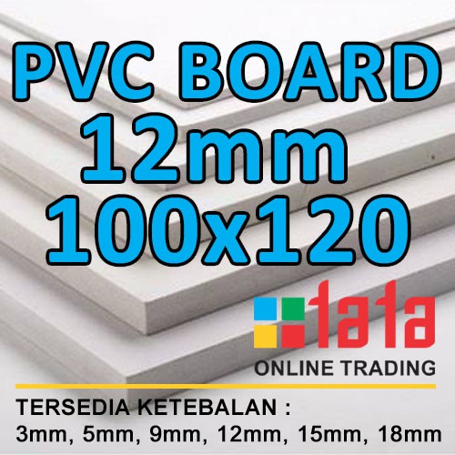 Jual PVC Foam Board Papan Potongan Tebal 12mm Ukuran (100x120)cm Per ...