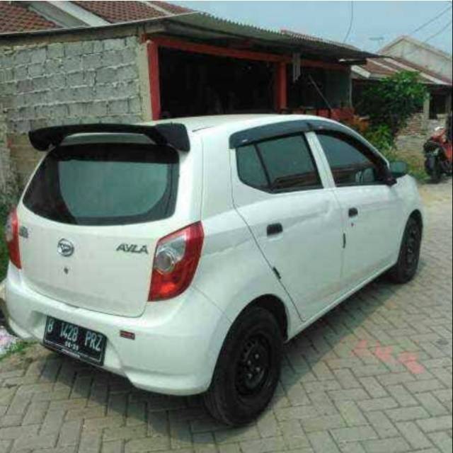 Jual Spoiler toyota agya daihatsu ayla axia wigo dengan lampu model ...