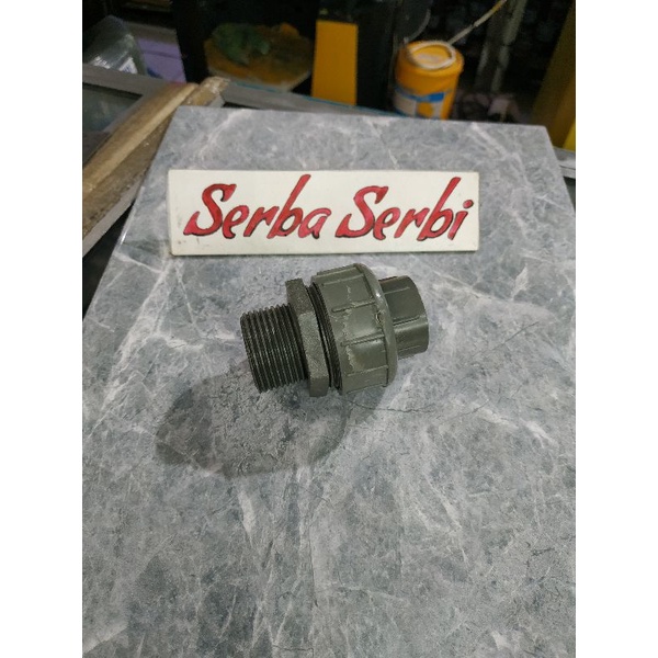 Jual (WATERMUR DRAT 1" X PIPA 3/4") Fitting sambung water mur pompa air | Shopee Indonesia