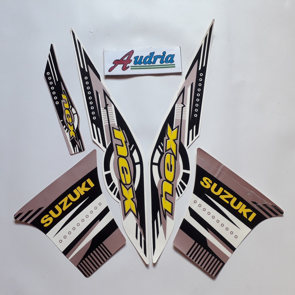 Jual Sticker Striping Motor Suzuki Nex 2013 Putih-Pink | Shopee Indonesia