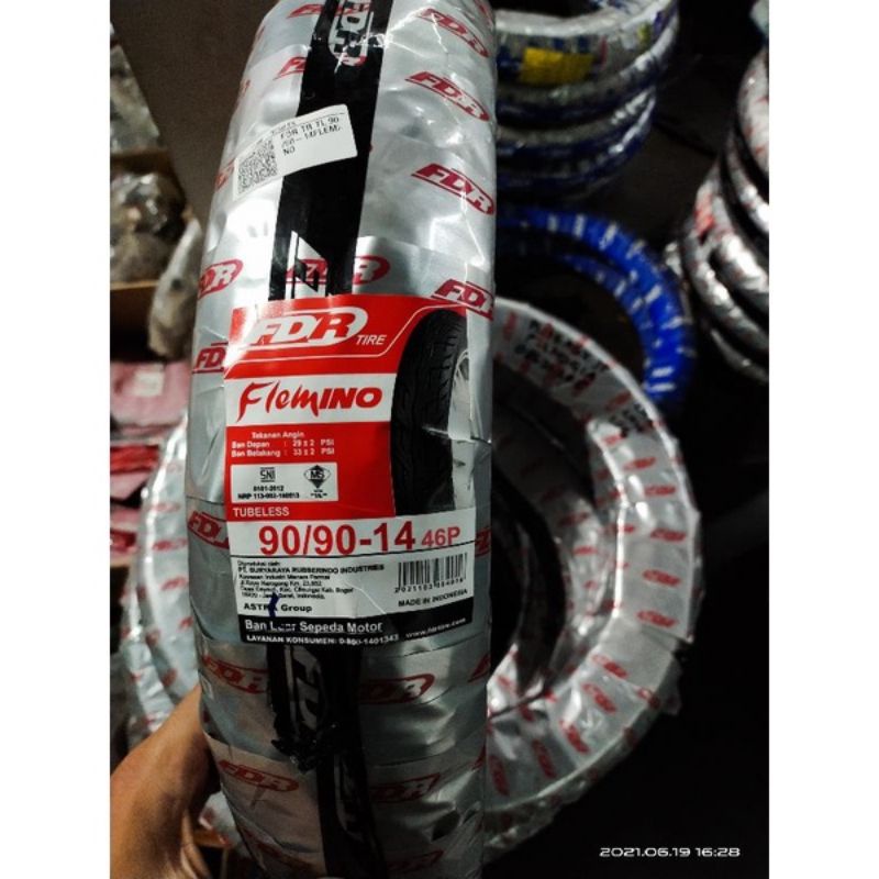 Jual Ban luar fdr flemino tubles ring 14 metik 90 90 14 90/90-14 FDR ...