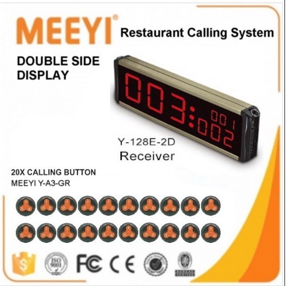Jual Restaurant Call System 20 Button Wireless long range Meeyi Y-128E ...