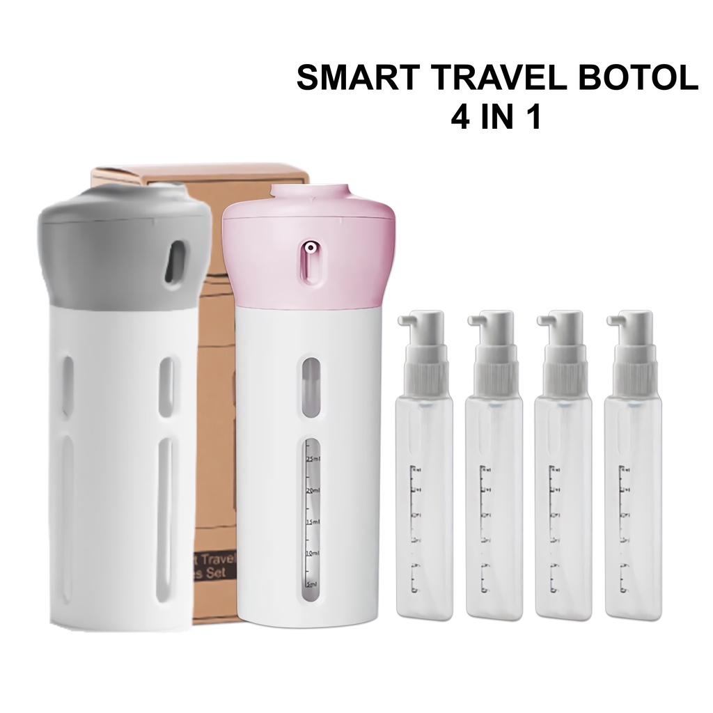 Jual Raja Grosir | Travel Bottle Set 4 In 1 / Toiletries Kit Botol ...