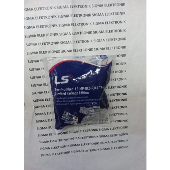 Jual LS JACK RG 45 CAT 6 1 PAK ISI 10 BUAH | Shopee Indonesia
