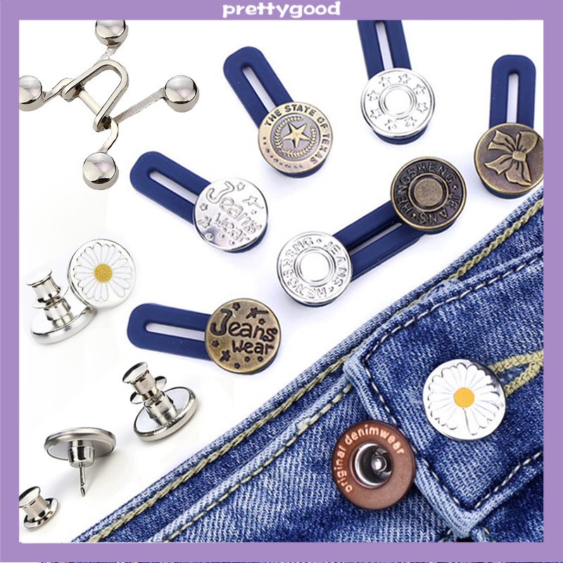 Jual 1PCS kancing jeans Metal Celana Jeans Button kancing pengecil ...
