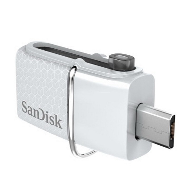 Jual FLASHDISK OTG USB MICRO 3.0 WHITE SANDISK 32GB LIMITED EDITION ...