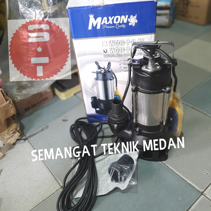 Jual WQD6 - 7 - 0.45 A POMPA CELUP 2" RENDAM AIR KOLAM AUTO OTOMATIS ...