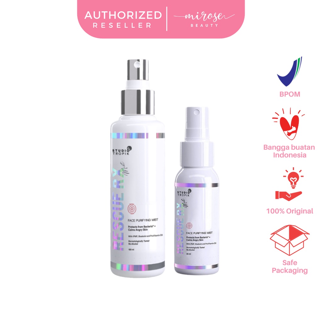 Jual Studio Tropik Rescue RX - Antibacterial Face Mist | Shopee Indonesia