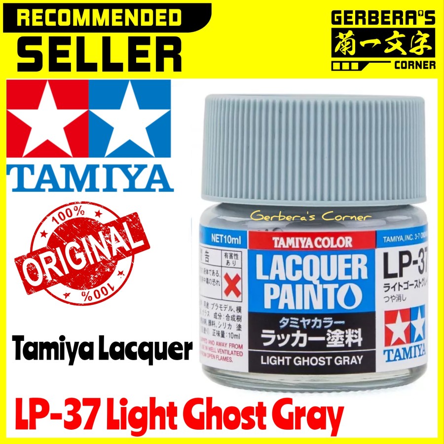 Jual Tamiya Lacquer LP-37 LP37 Light Ghost Gray Cat Gundam Model Kit ...