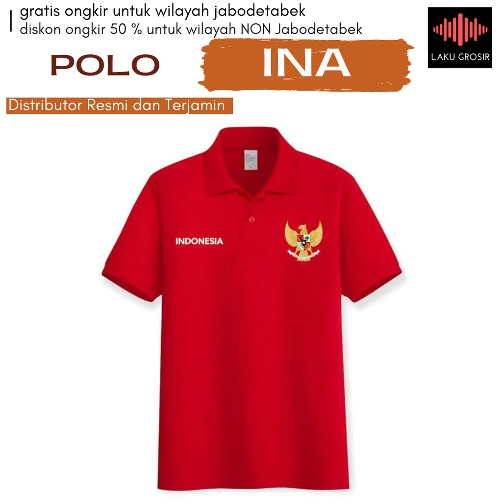 Jual Polo Garuda - Polo Tema Garuda Premium | Shopee Indonesia