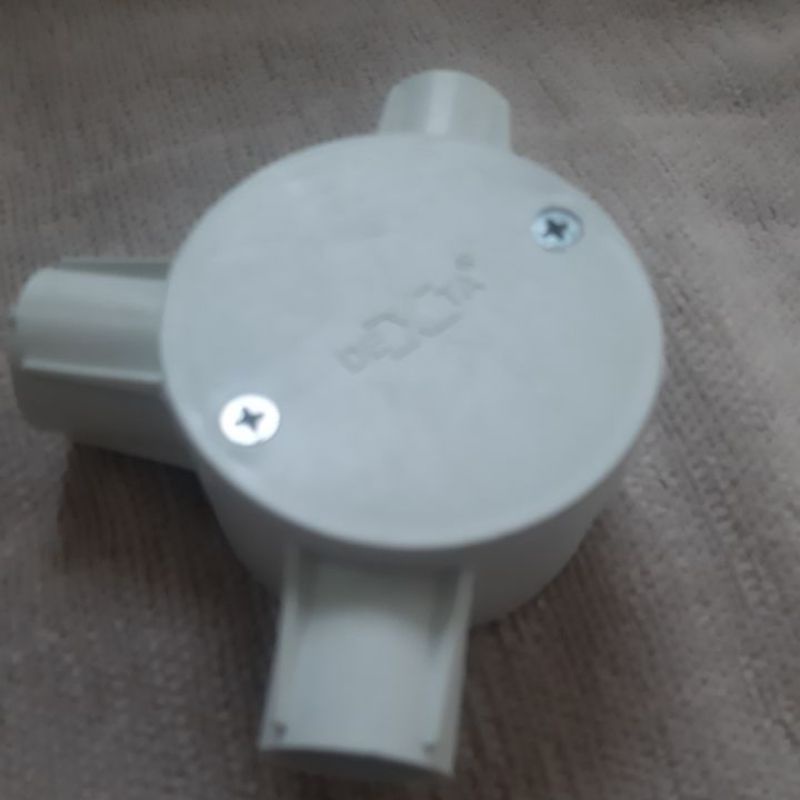 Jual DEXTA T DUS Tdus dos cabang 3 Pipa Listrik 20mm Putih Clipsal ...