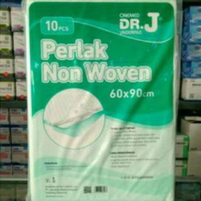 Jual underpad dr.j perlak alas popok 60 x 90 cm onemed isi 10 lembar ...