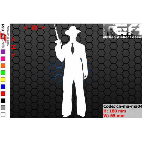 Jual ea cutting sticker / decal Code: ch-ma-ma04 ( mob / mafia ...