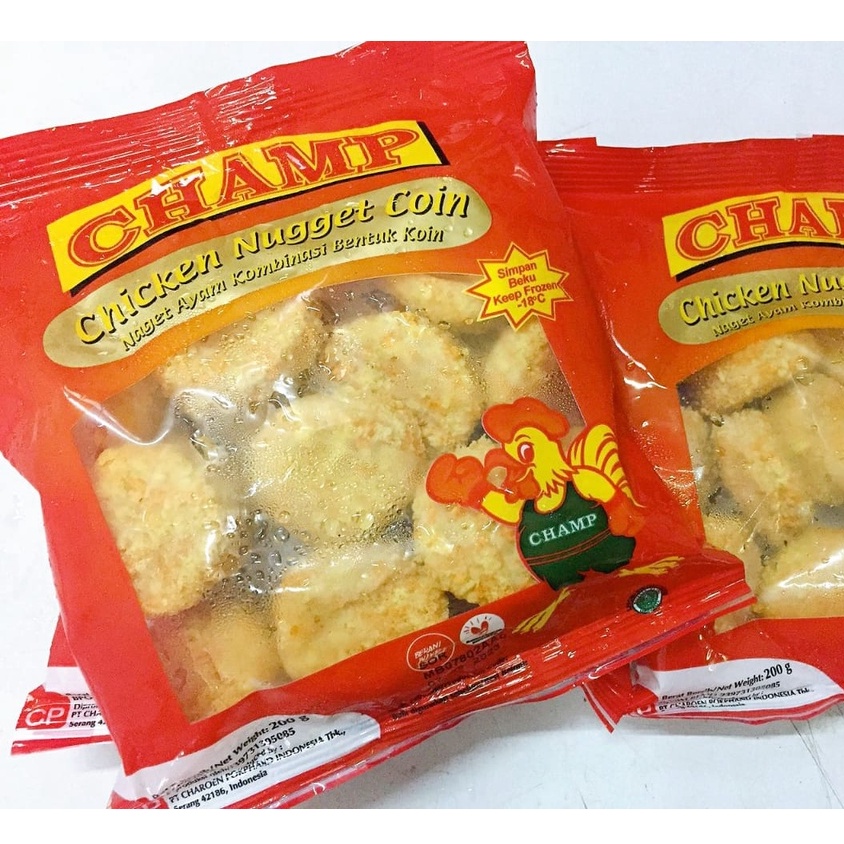 Jual Chicken Nugget Coin CHAMP - Naget Ayam Bentuk Koin | Shopee Indonesia